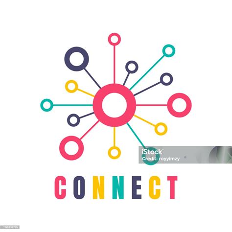 크리에이 티브 연결 아이콘 로고 디자인 제작 기하학적 구조 점과 선 연결 벡터 일러스트 개념에 대한 스톡 벡터 아트 및 기타 이미지 개념 연결 개념과 주제 Istock