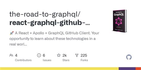I Built This Github Client In React Using Graphql And Apollo Rreactjs