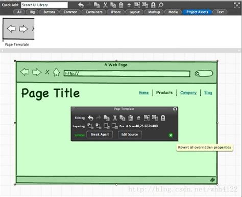 Balsamiq Mockups的使用 Csdn博客