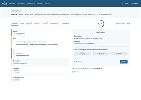 Opr Implement Open Peer Review Ui Issue Openenergyplatform Oeplatform Github