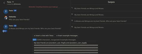 the definitions limit of 3200 characters r characterai guides