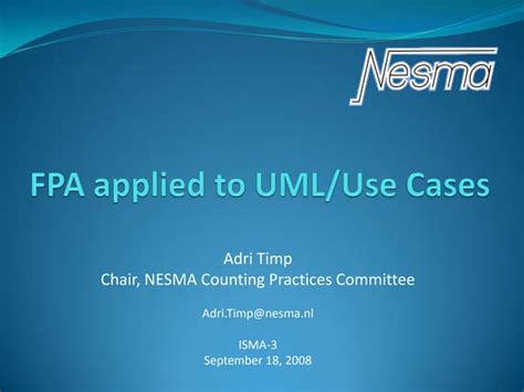 Fpa Applied To Uml And Use Cases Ppt