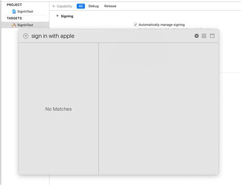 Why I Dont Have Sign In With Apple In Xcode Stack Overflow