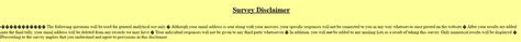 Drafting A Survey Disclaimer Termsfeed