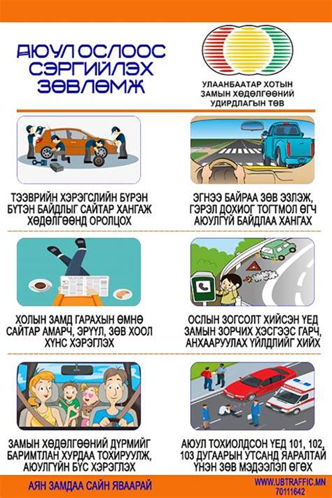 Аюул ослоос сэргийлэх зөвлөмж