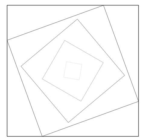 How To Draw Nested Squares In Python