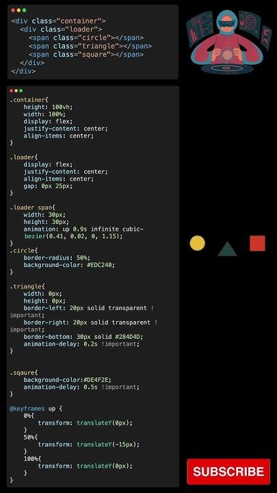 Loader Shapes Css Cssanimation Shorts Youtube
