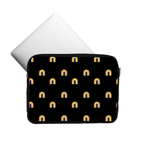 Capa Case Pasta Notebook Ate 173 Polegadas Arco íris Preto Madeiramadeira