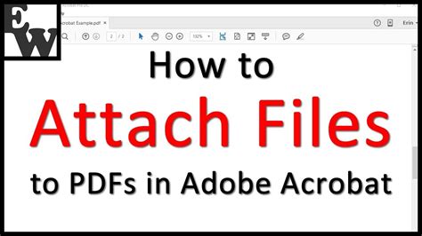 How To Attach Files To Pdfs In Adobe Acrobat Artofit