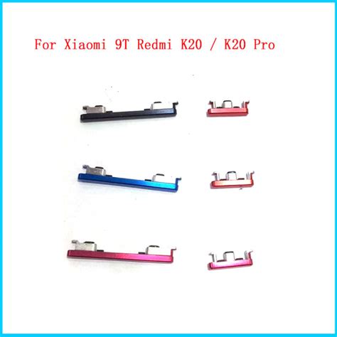 Power Volume Side Button Key For Xiaomi Redmi K20 K20 Pro Mi 9T Volume Power Button Replacement