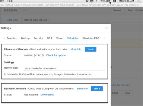 Input Method Makes X Module Unavailable Bug Reports Uivision Ai