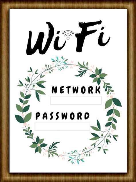Free Wifi Password Wifi Password Printable Wifi Print Health Planner Create Digital Product Free Wifi Password Wifi Password Printable Wifi Print Health Planner Create Digital Product