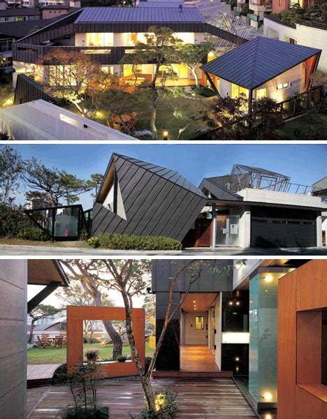 Angular House With Incredible Courtyard Designs And Ideas On Dornob
