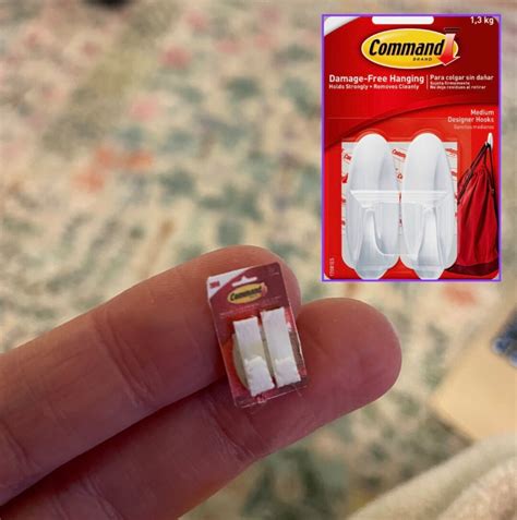 Command Strip Hook Dollhouse Miniature Wallhooks Functional Etsy