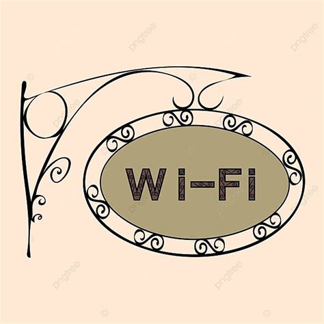 Wi Fi Text On Vintage Street Sign Wi Fi Vector Retro Vector Wi Fi