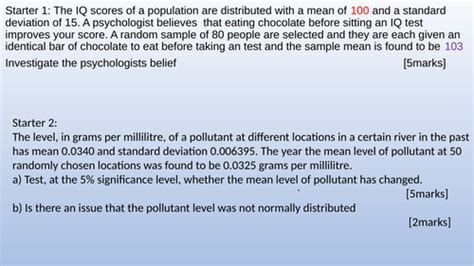 Edexcel A Level Statistics8 Normal Distribution Probabilities And