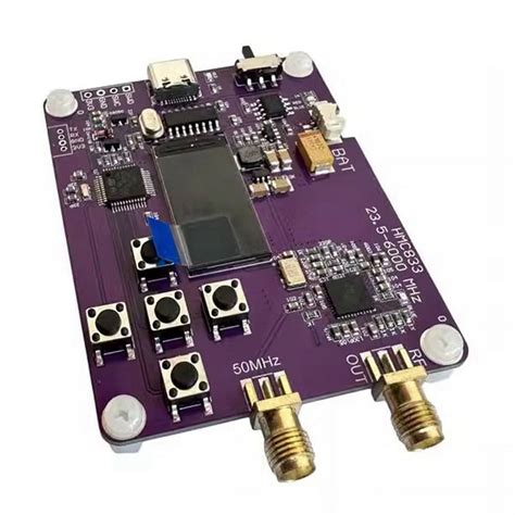 Hmc833 Signal Generator With Oled Screen Display 6ghz Signal Source Transmitter