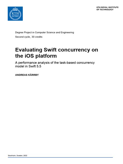 Concurrency Swift Pdf Thread Computing Parameter Computer