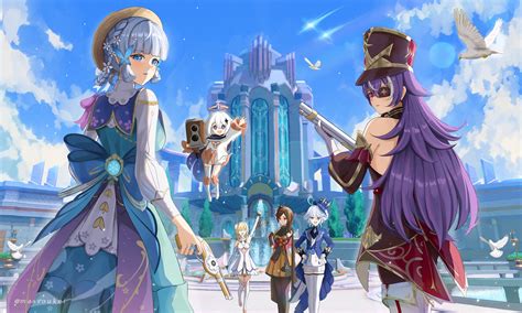 Lumine Furina Kamisato Ayaka Paimon Chiori And More Genshin