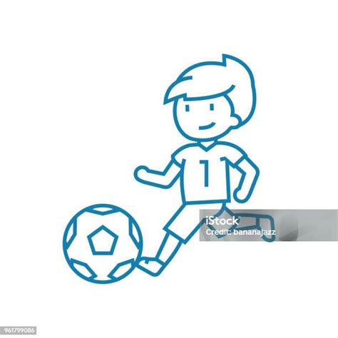 축구 챔피언십 선형 아이콘 개념입니다 축구 우승 선 벡터 기호 상징 그림 Championship에 대한 스톡 벡터 아트 및 기타 이미지 Championship 개념