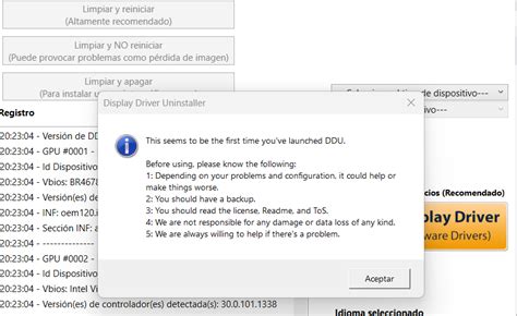 Guía completa para usar DDU Display Driver Uninstaller