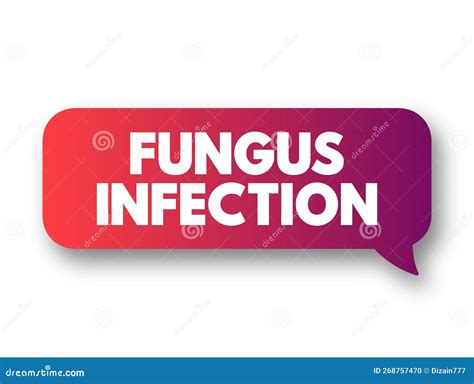 Fungus Infection Mycosis Is A Skin Disease Caused By A Fungus Text