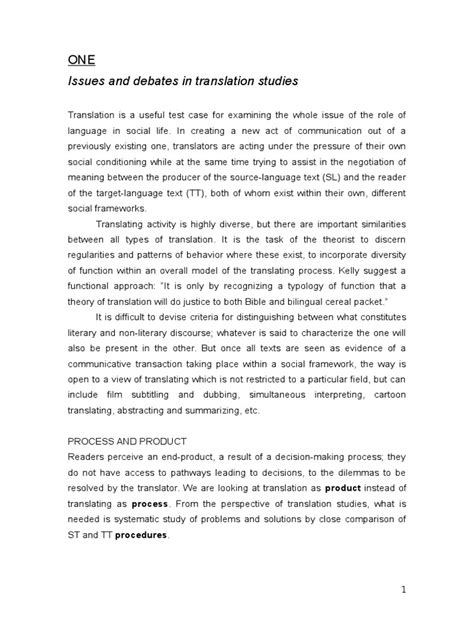 Discourse And The Translator Pdf Translations Intertextuality