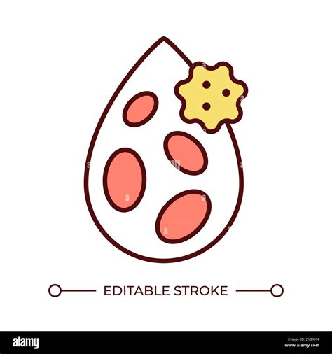 leukemia rgb color icon stock vector image and art alamy