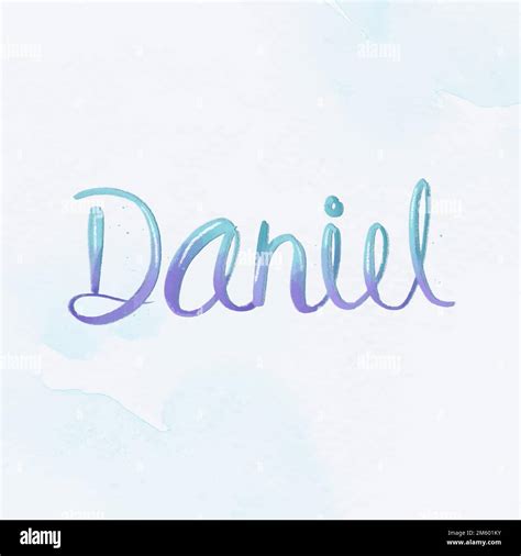 Cursive Daniel Two Tone Vector Font Typography Stock Vector Image And Art Alamy
