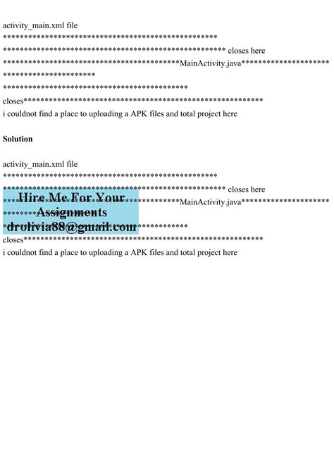 Activity Main Xml File Pdf