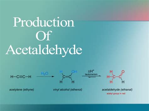 Acetaldehyde Preparation Method Pdf