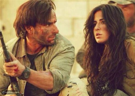 صور كاترينا كيف وسيف علي خان يصوران فيلم فانتوم بعد بيروت من كشمير