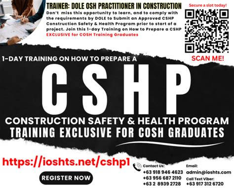 Dole Cshp Preparation Training Construction Safety Health Program