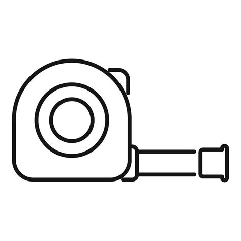 Measuring Tape Icon Showing Measuring Tool For Construction 49067737 Vector Art At Vecteezy