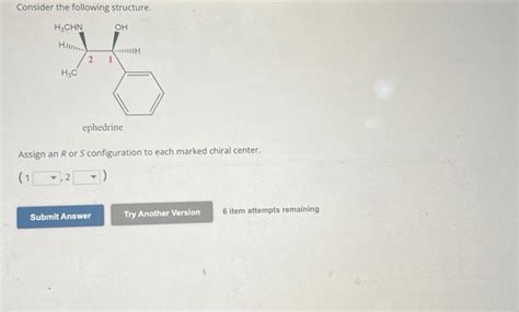 Solved Consider The Following Structure Assign An R Or S Chegg