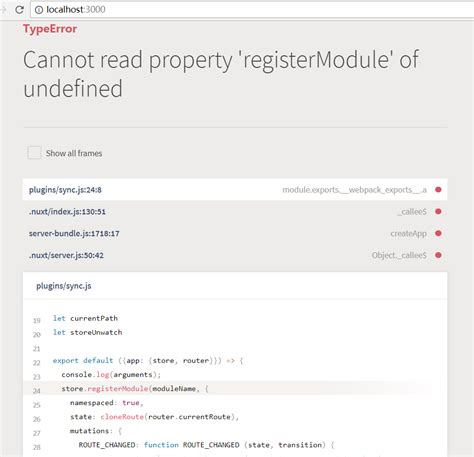 Vuex Router Sync Not Work Correctly In Asyncdata Function · Issue 2090