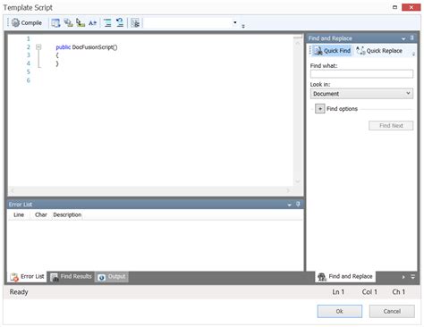 Tour The Custom Functions Interface