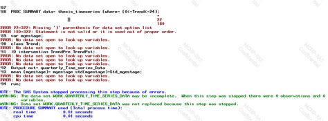 How To Create A Timeseries Database Sas Support Communities