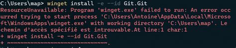 winget failed to run · issue 2205 · microsoft winget cli · github