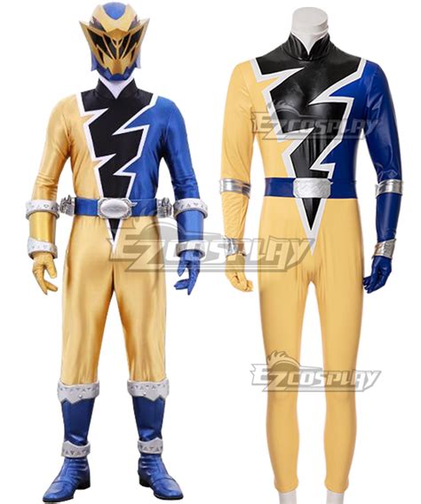 Power Rangers Dino Fury Gold Ranger Cosplay Costume