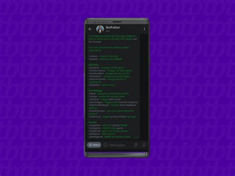 como criar um bot no telegram internet tecnoblog