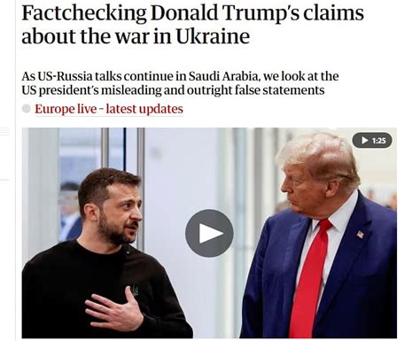 Де у Харкові Фактчекінг брехні Дональда Трампа про війну в Україні від The Guardian і Cnn