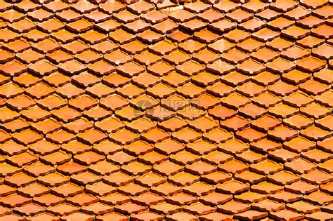 铺盖屋顶黏土建筑学住宅卵石制品橙子防风雨条纹材料红色高清图片下载 正版图片321333765 摄图网