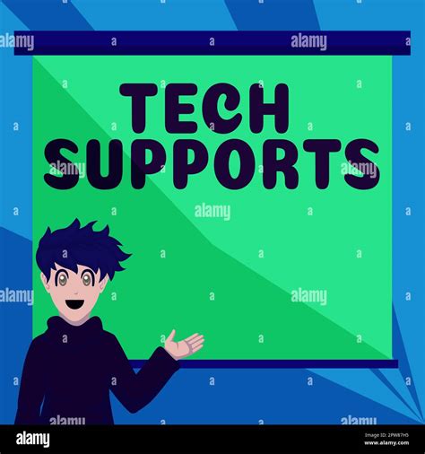 Text Caption Presenting Tech Supports Word For Help Given By Technician Online Or Call Center