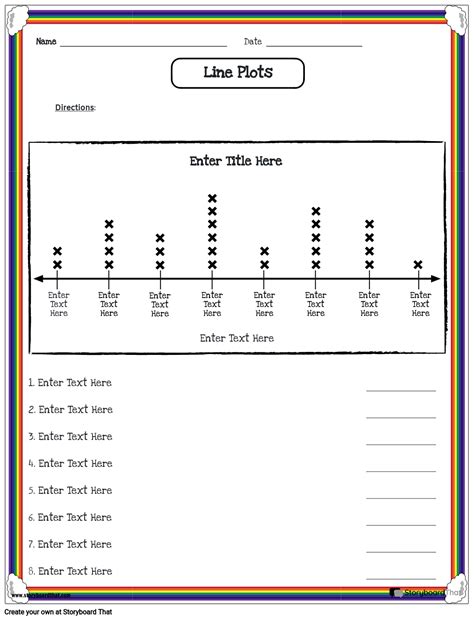 Line Plot Worksheets
