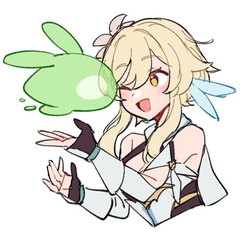 Lumine And Seelie Genshin Impact Drawn By Domkaeru Danbooru