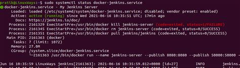 Install And Run Jenkins With Systemd And Docker Linuxways