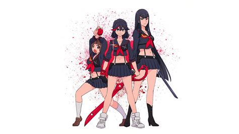 Kill La Kill Girls Hd Desktop Wallpaper Widescreen High Definition