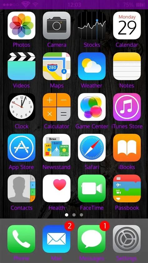 How To Customize Your Iphones Status Bar And Icon Label Colors Ios