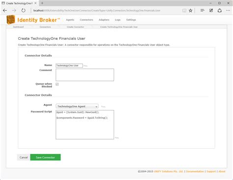 technologyone financials user connector unifybroker knowledge unify